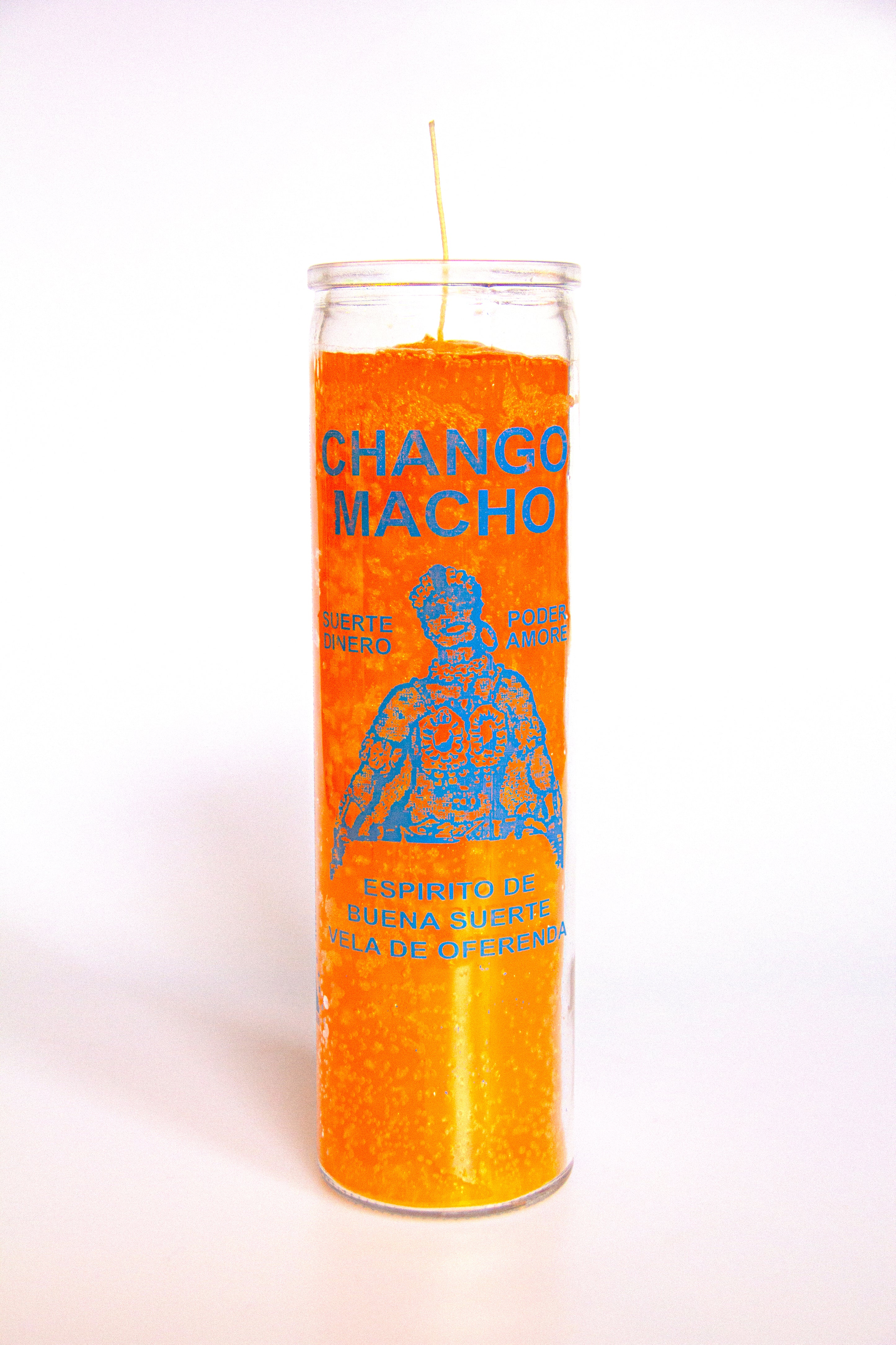 Chango Macho Ritual Prayer Candle – Santa Sabina