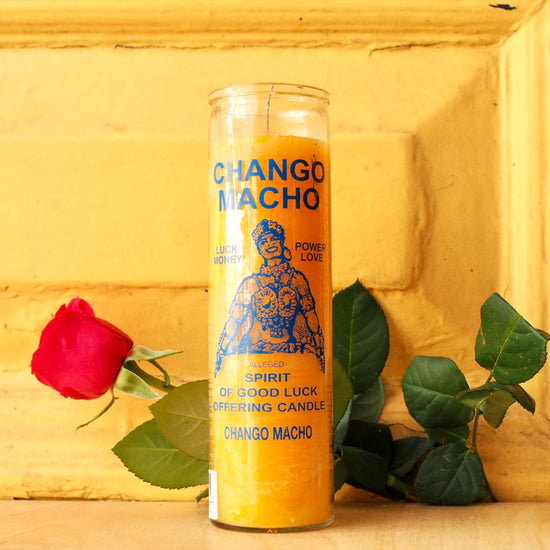 Chango Macho Ritual Prayer Candle – Santa Sabina